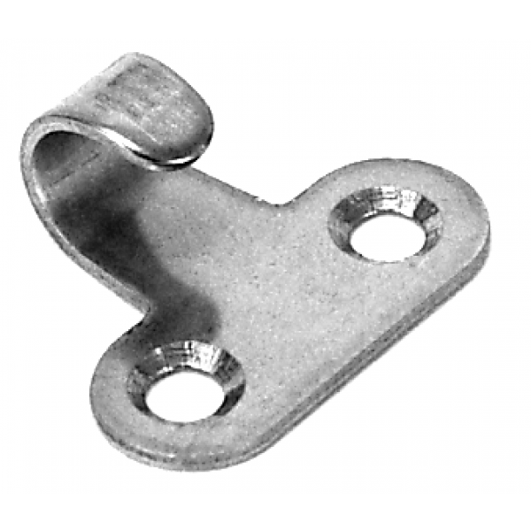Fender Hook ,Length: 1" Width: 1-1/4" Mounting Hole Diameter: 3/16" CS ...